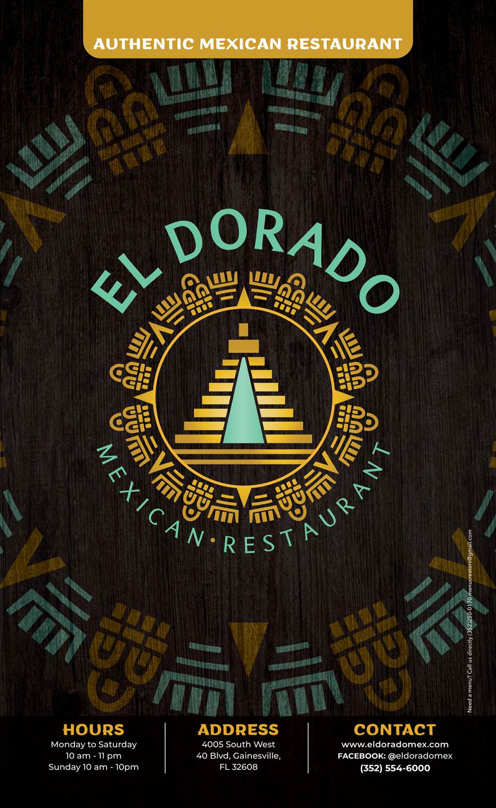 El Dorado Mexican Restaurant - Menu