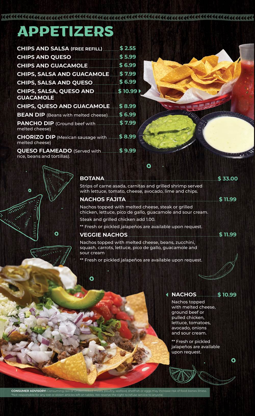 El Dorado Menu Specials at Justin Conway blog
